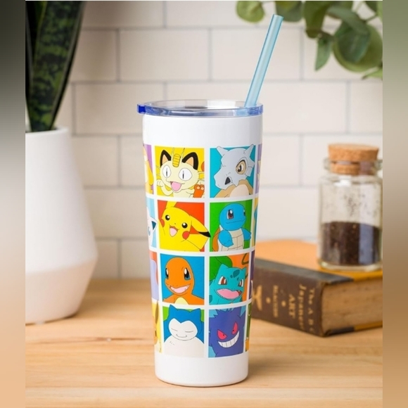 Pokémon | Kitchen | Pokemon Character Grid Double Walled Stainless ...